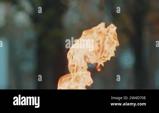 Eternal Flame - symbol of victory in World War II. Burning eternal ...