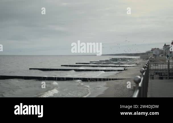 Sea promenade along bay Stock Videos & Footage - HD and 4K Video Clips ...