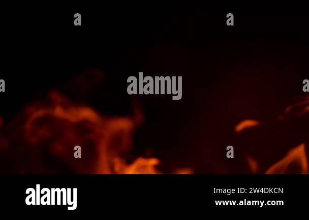 Fire flames with sparkles, shooting on high speed camera at 1000fps ...