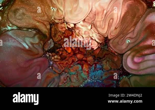 Abstract Water Paint Diffusion Explode Art. It is made with organic ...