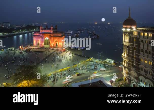 Jan 2018, India, Mumbai, Maharashtra, The Gateway of India, monument ...
