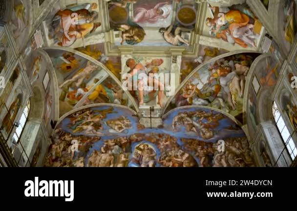Sistine chapel ceiling rome Stock Videos & Footage - HD and 4K Video ...