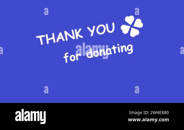 Thank you for donating text asking for charity. Simple elegant and easy ...