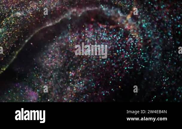 Festive bokeh lights background video. Abstract shiny backdrop with ...