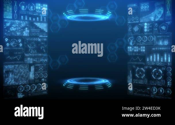 Modern medical health care concept. Futuristic examination with health ...