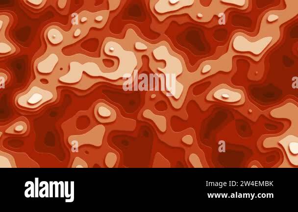 Morphing of a shape similar to a liquid layered topographic map ...