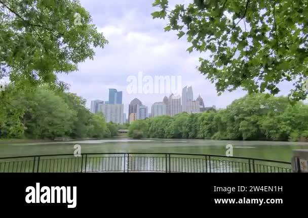 Midtown atlanta skyline from Stock Videos & Footage - HD and 4K Video ...