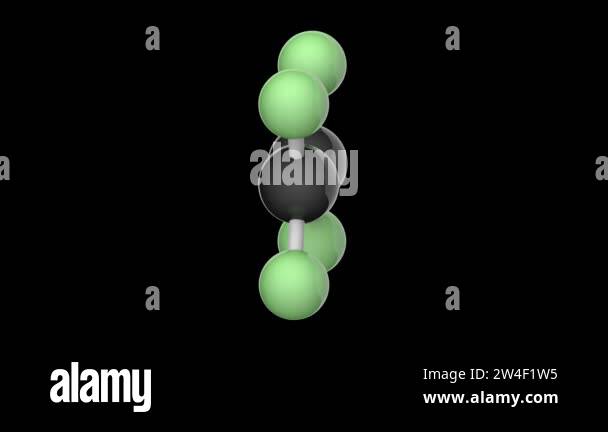 Molecular structure of Tetrafluoroethylene(perfluoroethylene or TFE ...