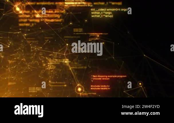 Cyber Security Big Data Network Protection. Computer Language Programming Process Workflow ...