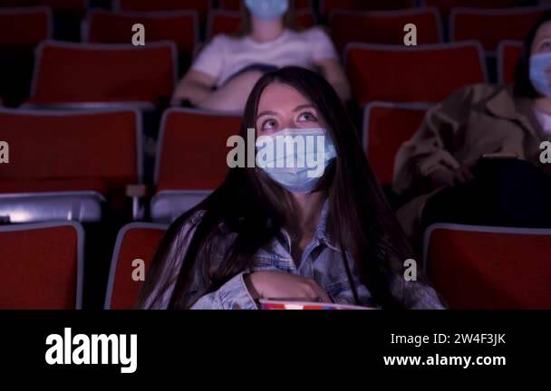 Cinema in quarantine, coronavirus pandemic safety rules, social ...