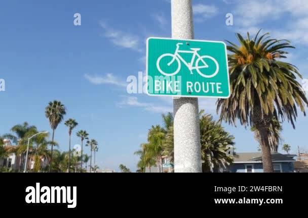 Designated bicycle bike path Stock Videos & Footage - HD and 4K Video ...