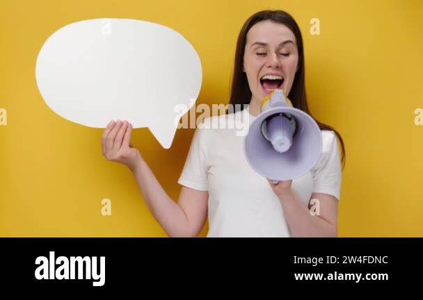 Cartoon woman screaming speech Stock Videos & Footage - HD and 4K Video ...