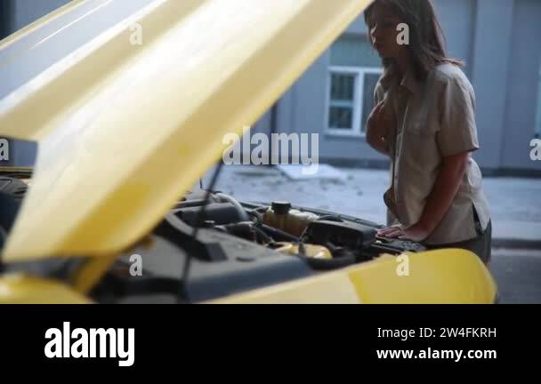 Yellow car bonnet Stock Videos & Footage - HD and 4K Video Clips - Alamy