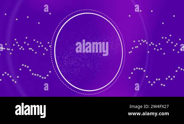 Animation of scope scanning and spinning 3D DNA strand formed with ...