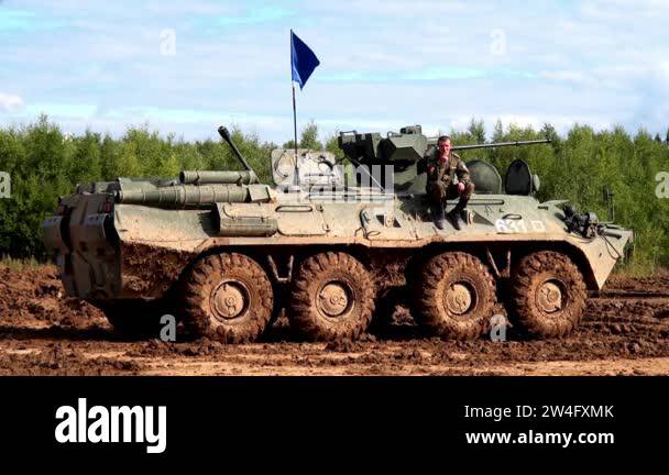 Squad of strikeball team with machine submachine guns Stock Video ...