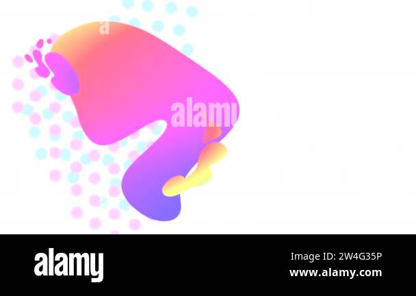 Abstract animated background with graphic geometric elements and shapes ...