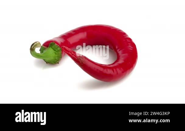 Chilli pepper isolated on Stock Videos & Footage - HD and 4K Video ...