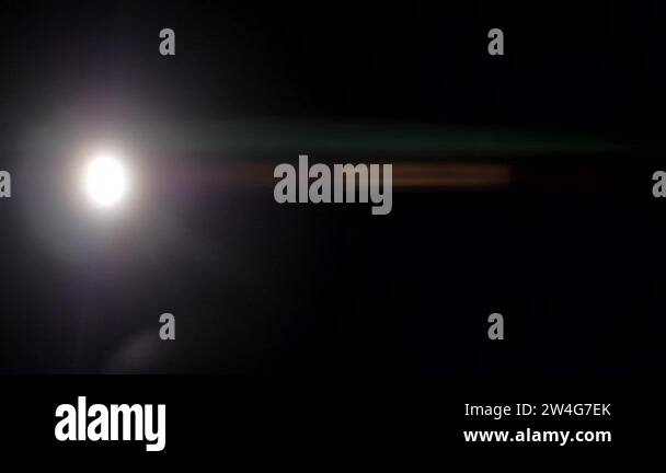 Anamorphic lens flare. FHD resolution lights background Stock Video ...