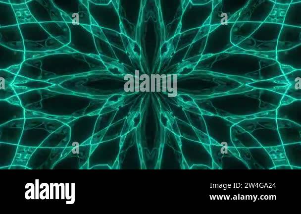 Abstract cosmic chaos looping animated background. Seamless symmetric ...