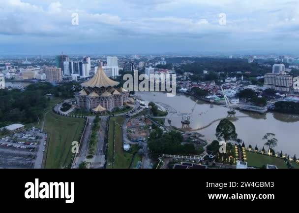 Kuching, Sarawak / Malaysia - October 10 2020: The iconic landmark ...