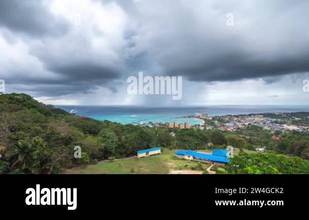 Ocho Rios, Jamaica - March 28th 2019: The Island Princess cruise ship ...