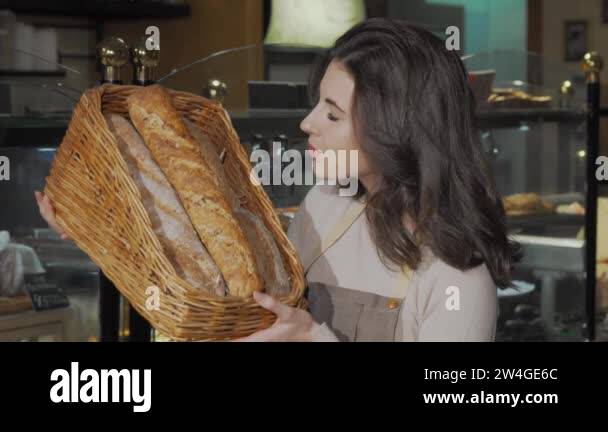 Beautiful female baker fresh Stock Videos & Footage - HD and 4K Video ...