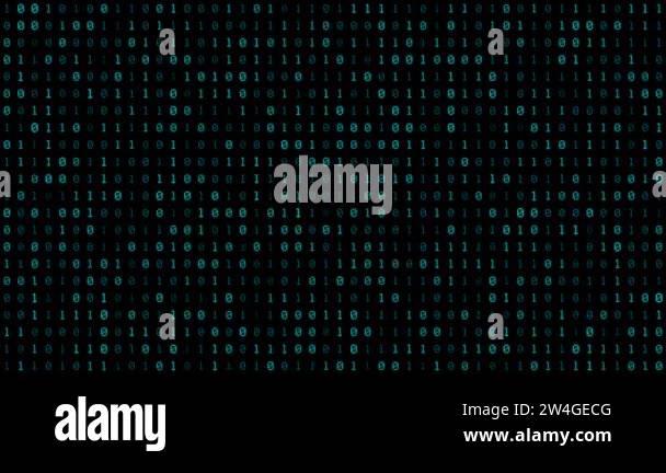 Binary code motion background. Moving numbers, digits zero and one Stock Video Footage - Alamy