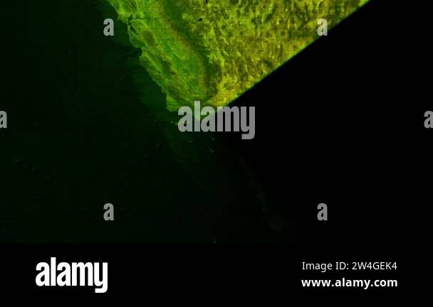 Camera zoom on Los Angeles radar map (Elements of this image furnished ...