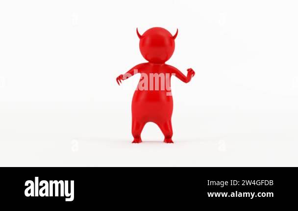 3D character little red devil - 3D character animation - Little Red ...