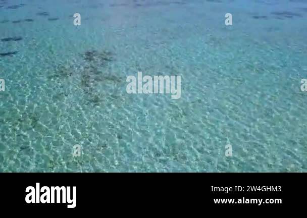 Blue Lagoon in French Polynesia is a small lagoon that develops within ...