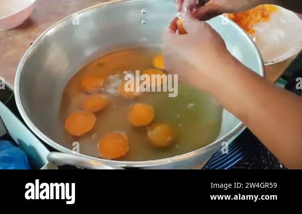 Egg yolk fudge balls Stock Videos & Footage - HD and 4K Video Clips - Alamy