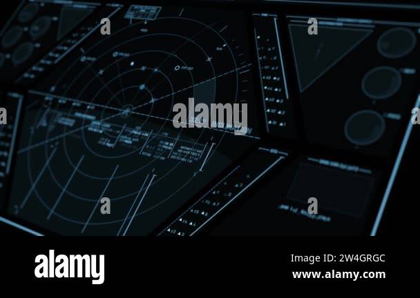 Futuristic interface/Radar/Digital perspective screen/Ultra detailed ...