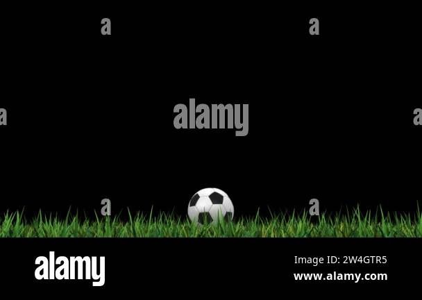 3d rendered animation of rolling soccer ball Stock Video Footage - Alamy