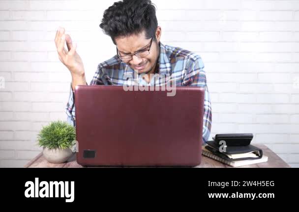 Man crying desk Stock Videos & Footage - HD and 4K Video Clips - Alamy