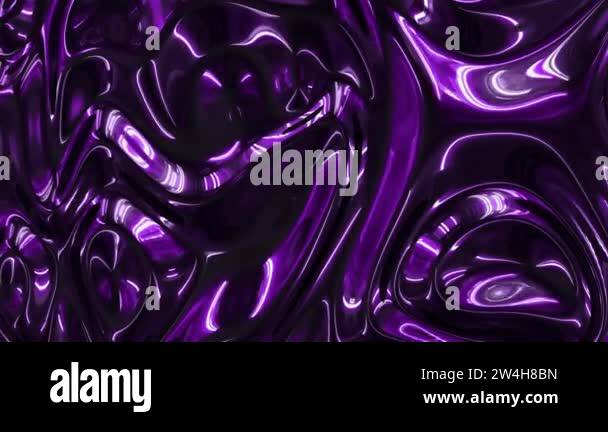 Trendy multicolored iridescent texture of wavy vibrant surface with ...