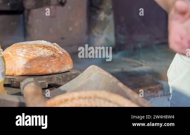Smelling a freshly made bread. Students are learning about bread ...