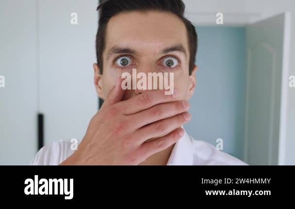 Portrait shocked terrified business Stock Videos & Footage - HD and 4K ...