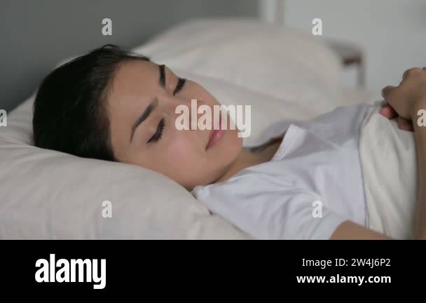 Indian woman sleeping in bed Stock Videos & Footage - HD and 4K Video ...