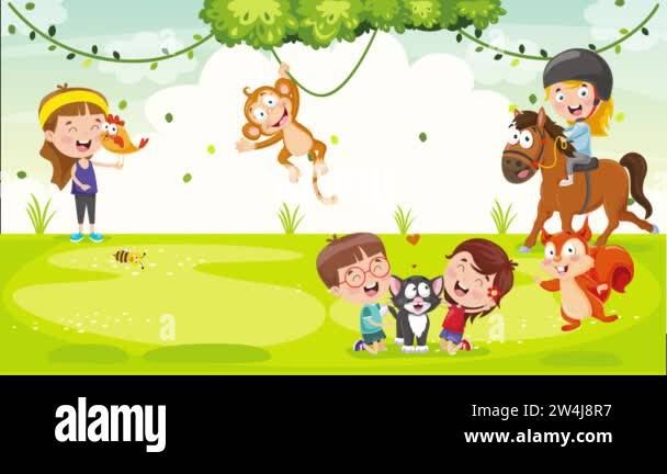 Children playing animals Stock Videos & Footage - HD and 4K Video Clips ...