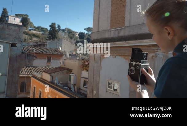 Woman not looking at camera on balcony Stock Videos & Footage - HD and ...