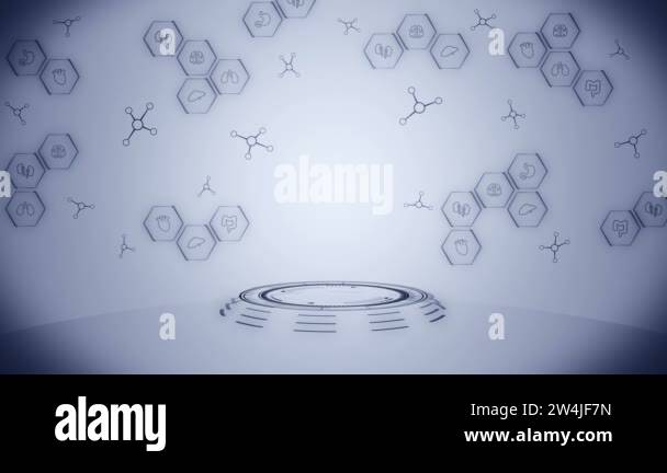 Modern medical health care concept. Futuristic examination with health ...