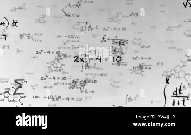 White, Math, Formula, Loop, Seamless, Education, Background, Text ...