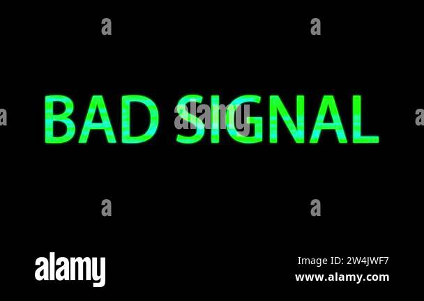 Abstract Digital Animation of Glitch and Noise. Bad Signal on the TV ...