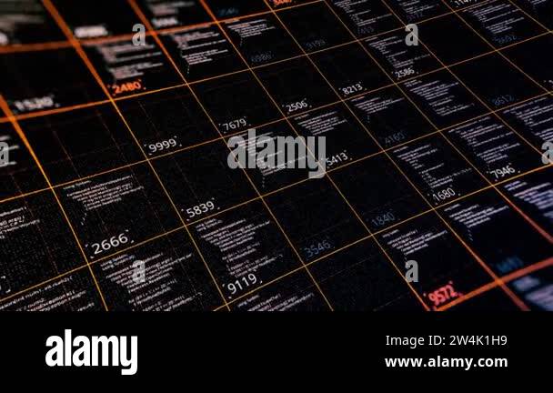 Market data table Stock Videos & Footage - HD and 4K Video Clips - Alamy