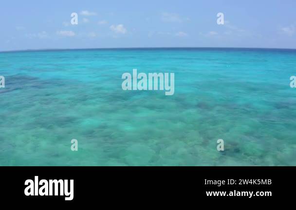 Caribbean sea surface summer wave background. Exotic water landscape ...