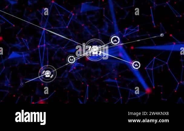 Animation digital icons plexus networks Stock Videos & Footage - HD and 4K Video Clips - Alamy