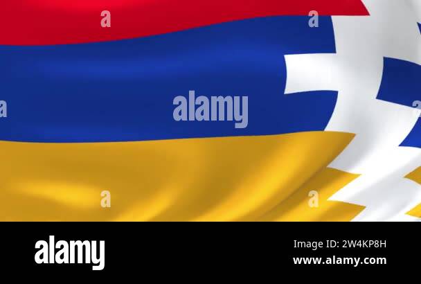 Flags of the world - flag of Nagorno-Karabakh, also known as Artsakh ...