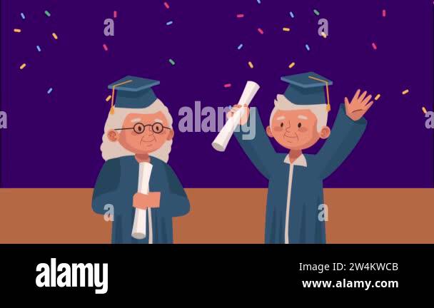 Graduate woman cartoon Stock Videos & Footage - HD and 4K Video Clips ...