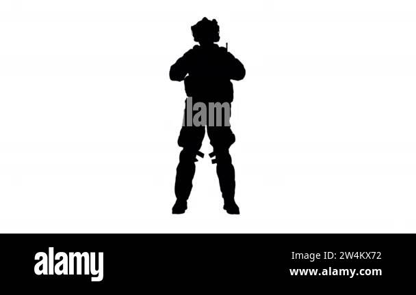 Marine in military uniform checking Stock Videos & Footage - HD and 4K ...