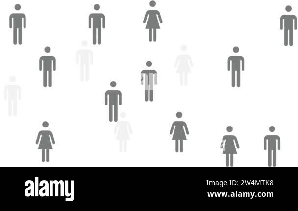 Social distancing, keep distance in public society people to protect ...